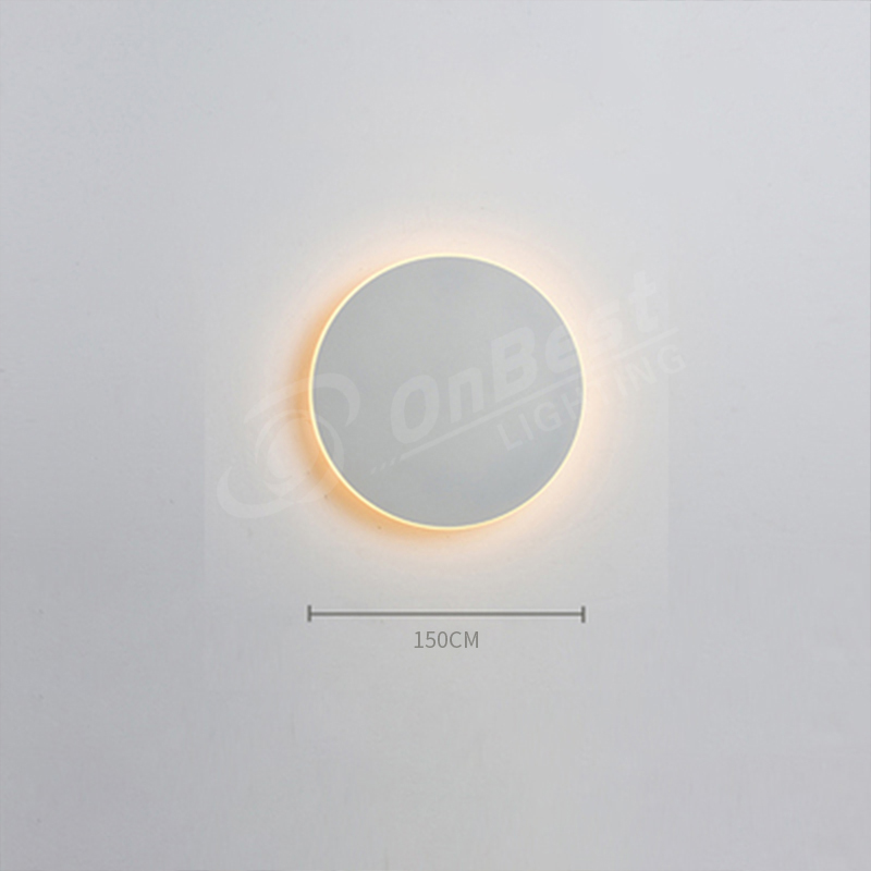 Nordic Style 8W Led Circle Wall Lamp,Halo Led Wall Light Indoor ...