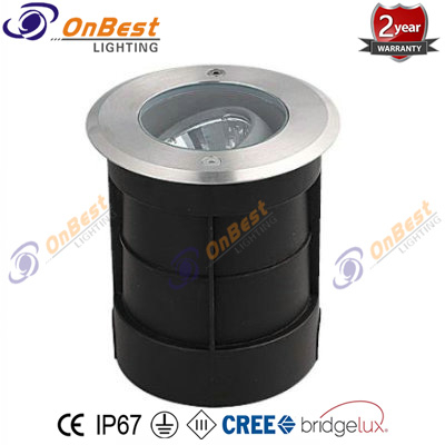7w COB LED Adjustable Exterior Recessed Ground Light,IP67 Led Ground ...